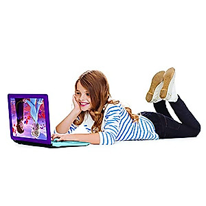 Lexibook JC598FZi5 Disney Frozen 2-Educational and Bilingual Laptop Italian/English-Girls Toy with 124 Activities to Learn, Play Games and Music with Elsa & Anna-Blue/Purple, Multicoloured, Small