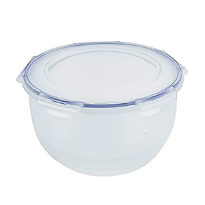 LocknLock Easy Essentials Food Storage lids/Airtight containers, BPA Free, Salad Bowl-16.9 Cup, Clear