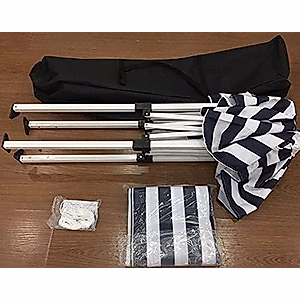 Impact Canopy 4' x 4' Portable Dressing Room, Pop Up Portable Changing Room, Navy Blue / White