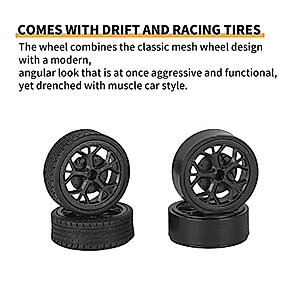 iBlivers RC Drift Car, 1:14 Remote Control Car 4WD Drift GT RC Cars Vehicle High Speed Racing RC Drifting Car Gifts Toy for Boys Kids