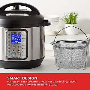 Instant Pot Official Mesh Steamer Basket, Set of 2, Stainless Steel