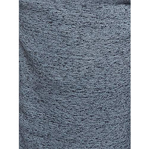 Under Armour Mens Rival Terry Shorts , Pitch Gray Full Heather (012)/Onyx White , X-Large