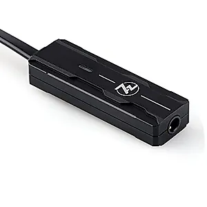 Linsoul 7HZ SEVENHERTZ 71 Portable Headphone Amplifier DAC Dongle with AK4377 Chip, High-End OCC Cable, Supports Android 5.1 and Above