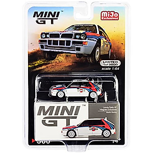 Truescale Miniatures Lancia Delta HF Integrale Evoluzione White w/Graphics Martini Racing Ltd Ed to 3600 pcs 1/64 Diecast Model Car by True Scale Miniatures MGT00300