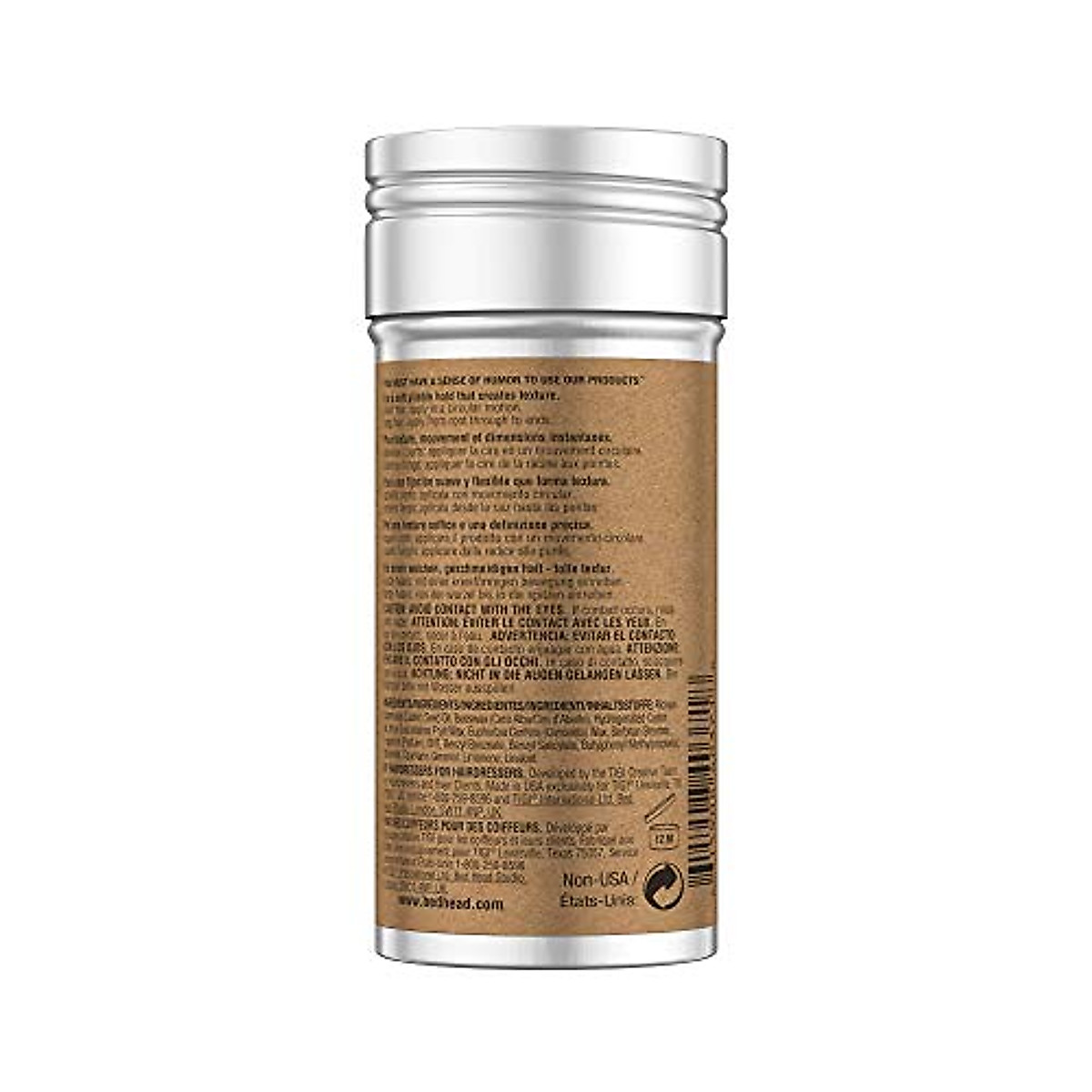 Bed Head by TIGI Hair Wax Stick For Cool People, For a Soft, Pliable Hold, Hair Styling Product With Beeswax & Japan Wax 2.57 oz