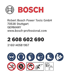 Bosch 2608602690 Diamond Cutting Disc Best for Marble, 125mm Ø, 22.23mm x 2.2mm x 3mm, Silver/Grey