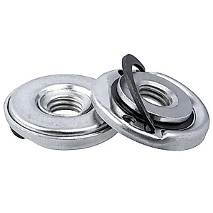 Yakamoz 2Pcs Quick Release Angle Grinder Locking Nuts M14 Angle Grinder Flange Nut Replacment Lock Nuts for Angle Grinder with M14 Spindle