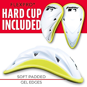 Franklin Sports-Youth Compression Short With Cup- Large/X-Large , White