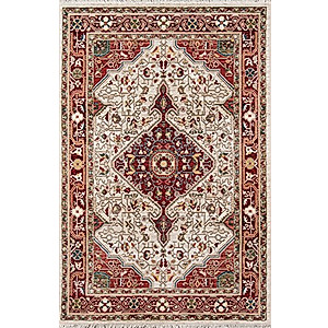 Momeni Lenox Area Rug, 5' X 7'5", Red