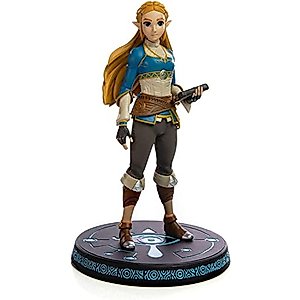 First 4 Figures 10 Inch The Legend of Zelda Breath of The Wild Zelda PVC Collectible Replica Statue Figurine Toy