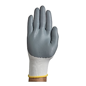 Ansell Healthcare 103334 Series 11-800 Nitrile HyFlex Light Duty Foam Glove, 15 Gauge, Size 10, Gray (Pack of 144)