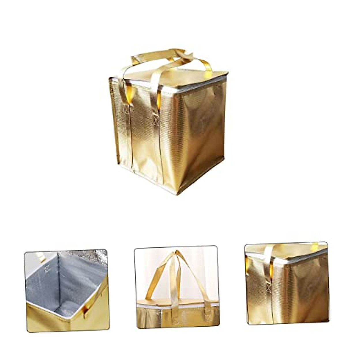 Didiseaon 2pcs Baking Tote Backpack Coolers Ice Pack for Cooler Bag Zippered Tote Take Food Bag Meal Delivery Bag Heated Delivery Cake Pizza Packaging Bag Take-out Food Bag Thermal Bag