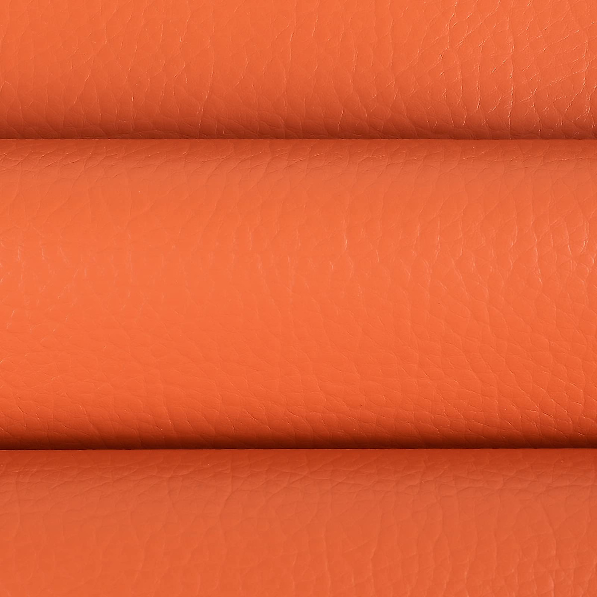 Osunnus Faux Leather Upholstery Fabric by The Yard Vinyl Fabric 55" Wide Outdoor PU Leather Sheets for Home Decor DIY Crafts Chair Furniture Car Marine Upholstery, 1 Yard Orange