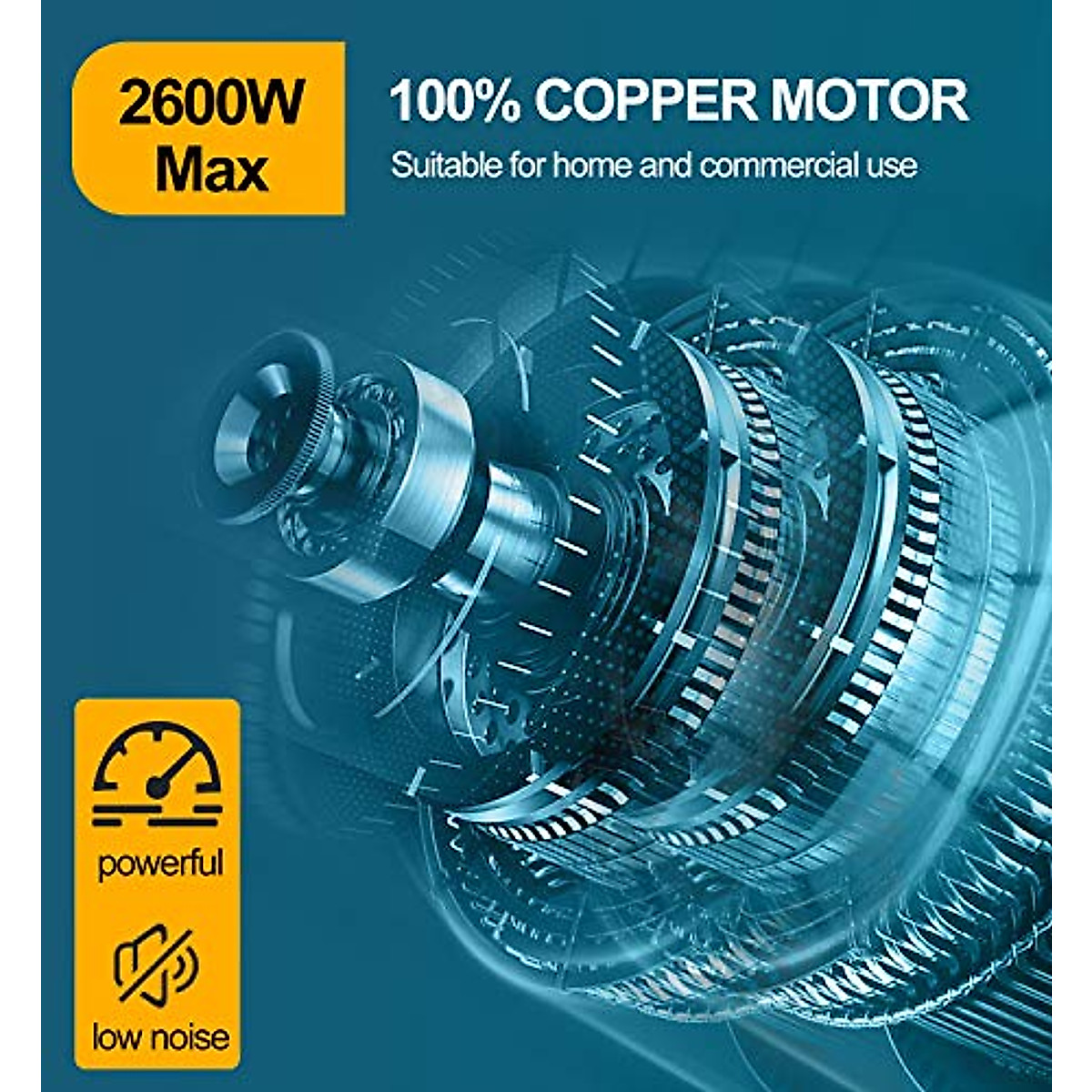 Meat Grinder Electric, Sausage Stuffer Maker, Max 2600W Food Grinder, Meat Mincer Machine with Attachments Sausage Tube Kubbe Kit Blades 3 Plates for Home Kitchen Commercial Use