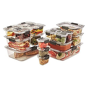 Rubbermaid Storage container set, Clear