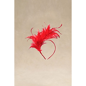 BABEYOND Fascinator Hats for Women Feather Headband Kentucky Headpiece Gatsby Derby Hat for Cocktail Wedding Tea Party