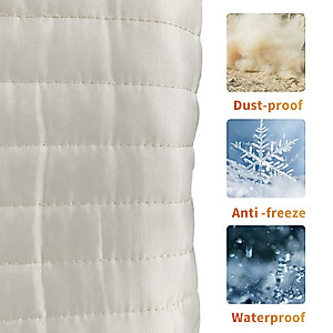 Indoor Air Conditioner Covers for Window Units, Window AC Unit Cover for Inside (21"W x 15"H x 3.5"D)