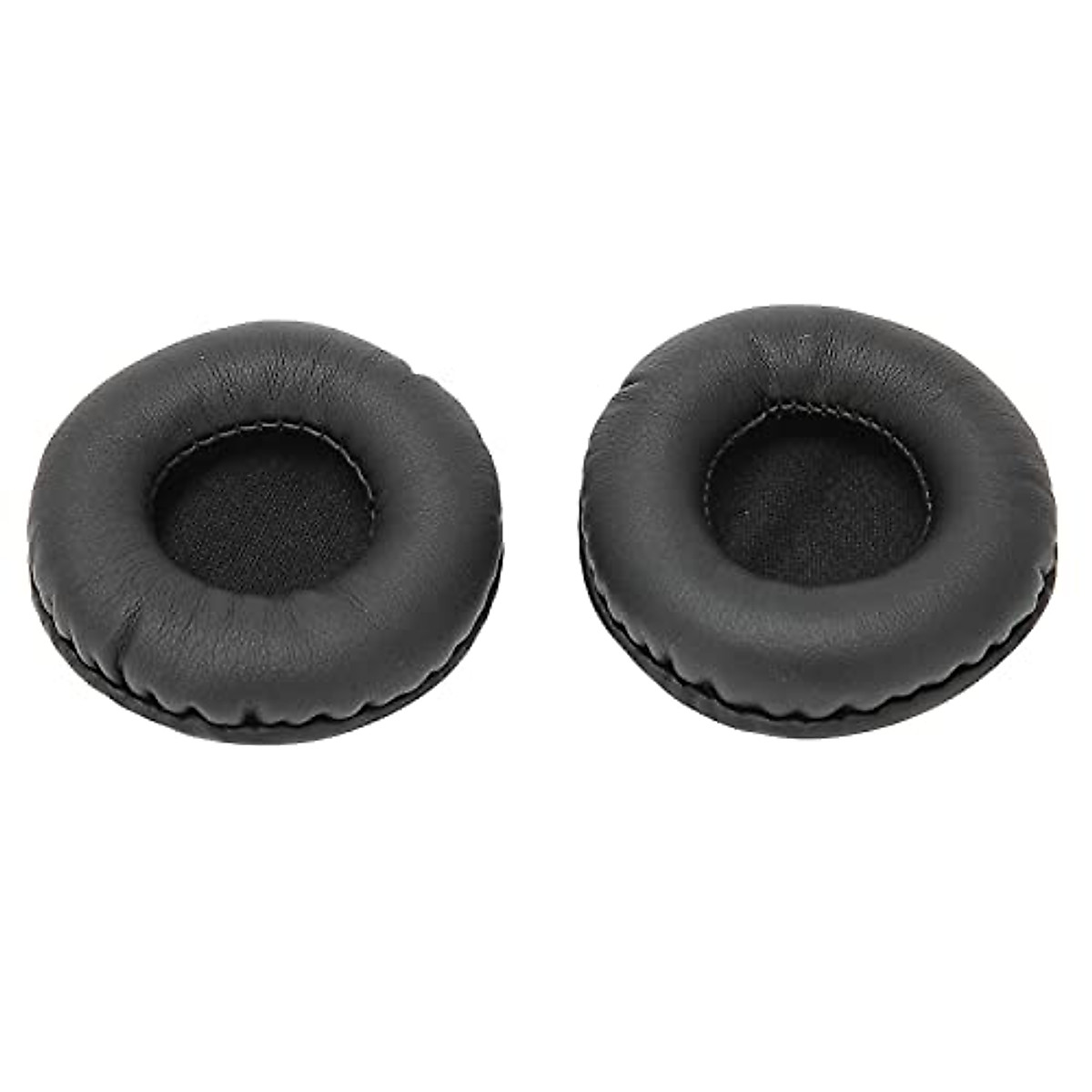 ASHATA 1 Pair Universal Soft Sponge Headphone Ear Pads Ear Cushion Headset Cups Covers Replacement,Fit for 60mm / 2.4In Headphones,Black