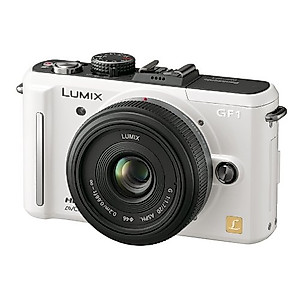 Panasonic digital SLR camera GF1 Lens Kit (20mm/F1.7 pancake lens included) Shell white DMC-GF1C-W [International Version, No Warranty]