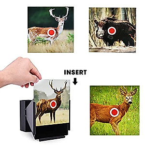 Atflbox BB Gun Trap with 50pcs Paper Target and 100 x Animal Shooting Paper Targets