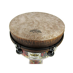 REMO Djembe, MONDO(TM), Key-Tuned, 12" x 24", SKYNDEEP® FIBERSKYN®, Contour Tuning Brackets, Multi-Mask Finish