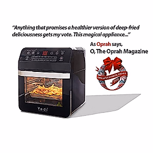 Yedi Total Package 18-in-1 Air Fryer Oven, Air Fryer with Rotisserie and Dehydrator + 100 Recipes, 12.7 Quart