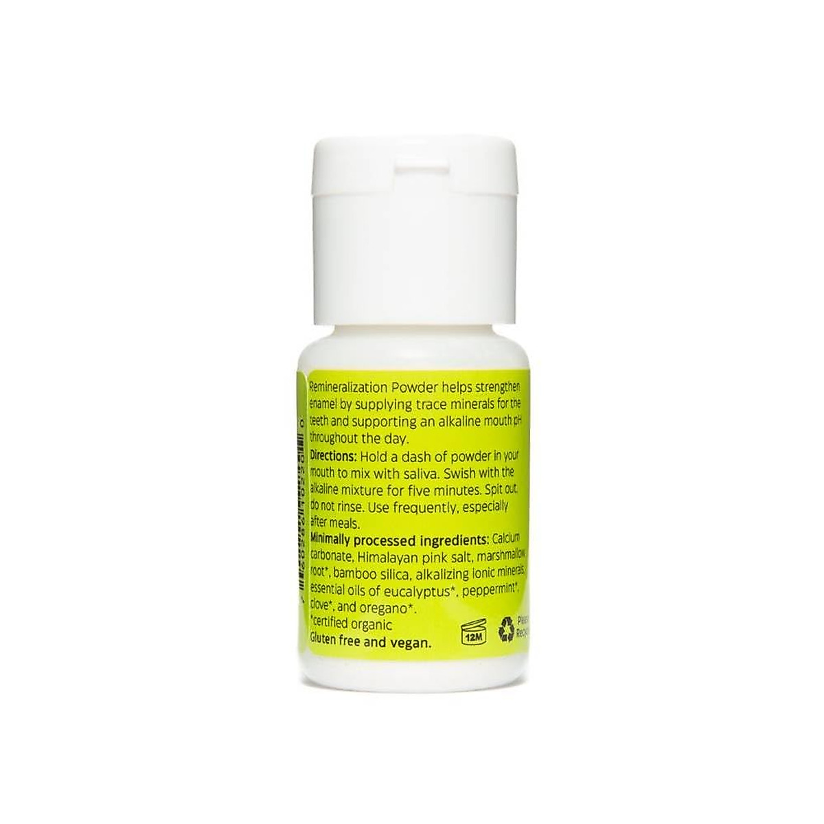 Uncle Harry’s Natural Products Peppermint Remineralization Tooth Powder with Alkalizing Ionic Minerals Pure Plant Essences, Neutralizes Acids Bacteria, Strengthens Teeth, Fluoride Free Vegan, 1 Ounce