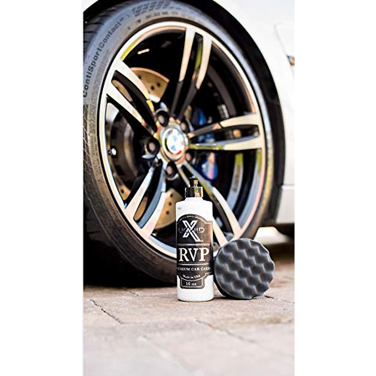Liquid X R.V.P. - Premium Tire Dressing for Any Rubber, Vinyl & Plastic - Leaves a Non Greasy, Satin Finish - Dress All & Add UV Protection (16 oz)