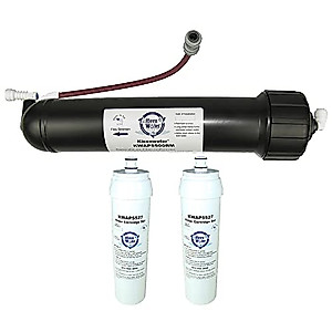 KleenWater KWAP5527 Replacement Multi-Pack Compatible with Aqua-Pure AP5500RM - Includes Water Filter Membrane, Housing and Two Cartridges Compatible with AP-RO5500