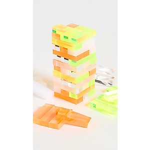 Mini Lucite Jumbling Tower | Limited Edition Neon