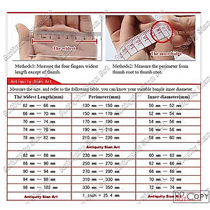 Antiquity Sian Art Good Luck and Light Green Bracelet Bangle - for Comeliness Inside Diameter 2.36 inch