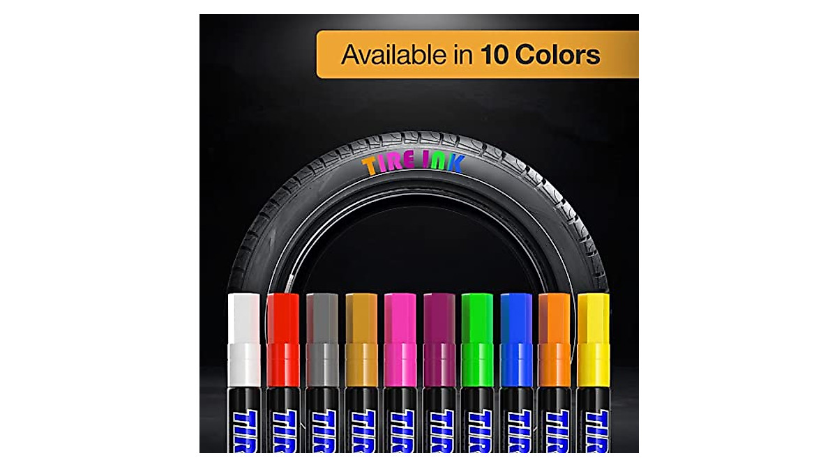 Tire Ink Paint Pen - Permanent & Waterproof Tire Marker