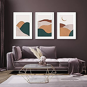 DBWIN 16x20 Picture Frame White Wood Pattern Poster Frame Plexiglass Front 2 Pack Photo Frame for Art Prints Wall Decor Vertically or Horizontally(LY01-16X20-WT)