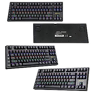 DeLUX KM12 Programmable Wired Mechanical Keyboard and Numeric Keypad Combo