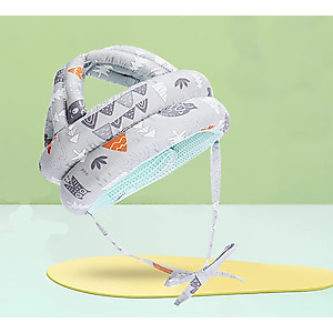 Cute Baby Safety Helmet Toddler Head Protection Adjustable Baby Bumper Hat Head Cushion Helmet Bumper Bonnet