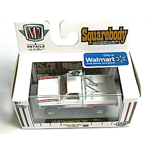 M2 Machines 1976 Sierra Grande 15 4x4 SS02 (1:64 Scale) White, Squarebody Syndicate