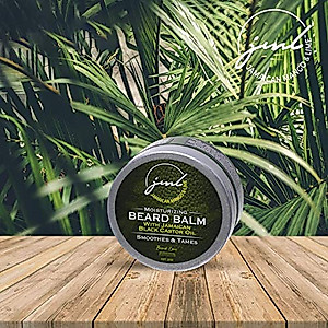 Beard Balm Leave in Conditioner – Jamaican Mango & Lime – Natural Ingredients Grooming For Men with Shea Butter, Strengthens & Softens Beards & Mustaches, Styles and Hold, Moisturize, & Shine 2 OZ