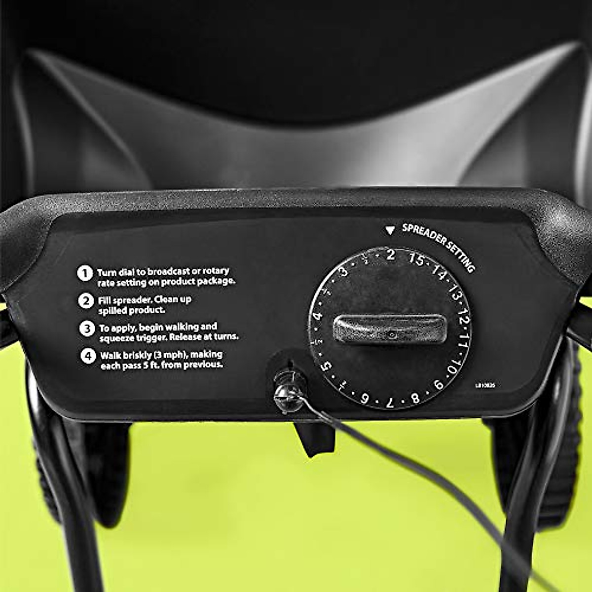 AMAZE 75201 Broadcast Spreader-Quickly and Accurately Apply up to 10,000 sq. ft. of Grass Seed, Fertilizer, and Other Lawn Care Products to Your Yard, 75201-1