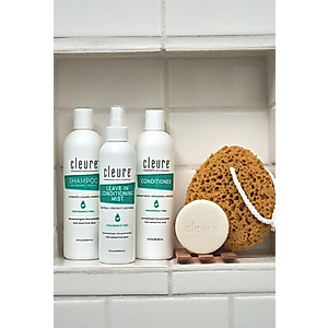 Cleure Hydrating Fragrance Free Conditioner - Hypoallergenic, SLS Free & Paraben Free - Unscented (12 Fl Oz, Pack of 1)