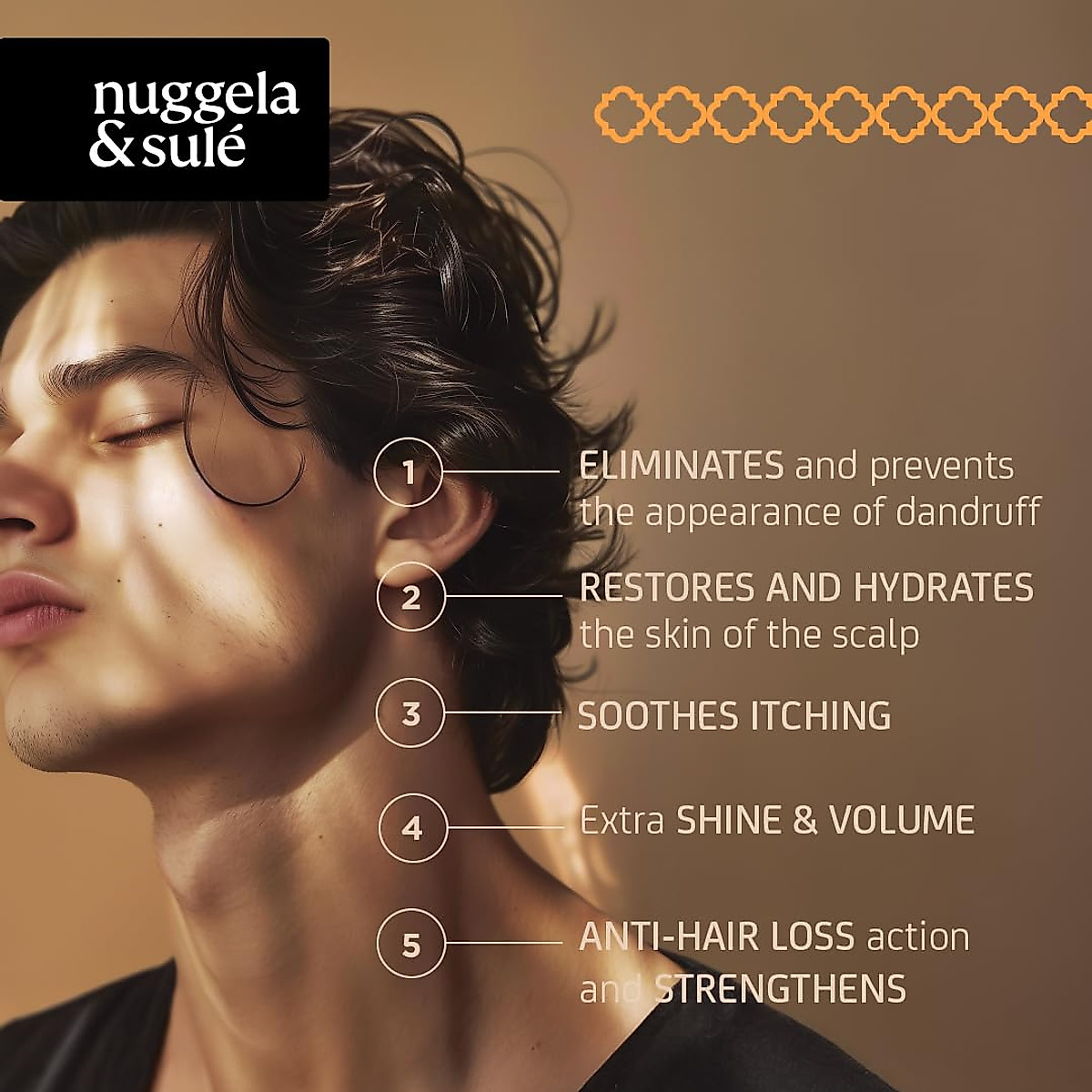 Specialist Anti-Dandruff Shampoo by Nuggela & Sulé. With Red Onion Extract and Piroctone Olamine. Epigenetic Formula. Eliminates and Prevents the appearance of Oily and Dry Dandruff. 1 x 250ml