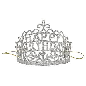 Meri Meri Happy Birthday Party Tiaras (Pack of 8)