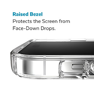 Speck Clear iPhone 14 Pro Max Case - Drop Protection with Scratch Resistant Dual Layer Slim Phone Case for 6.7 Inch iPhones 14 Pro Max - Anti-Yellowing & Anti-Fade Case - GemShell