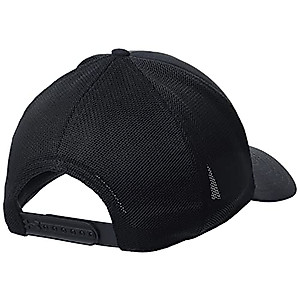 Under Armour Men's Freedom Trucker Hat , (001) Black / Black / Steel, One Size Fits All
