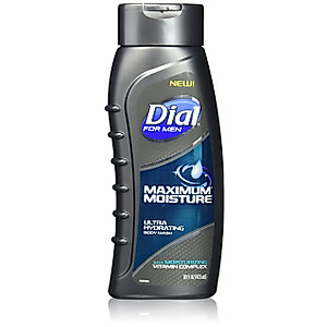 Dial for Men Maximum Moisture Ultra Hydrating Body Wash, 16 Fl. Oz., Pack of 2