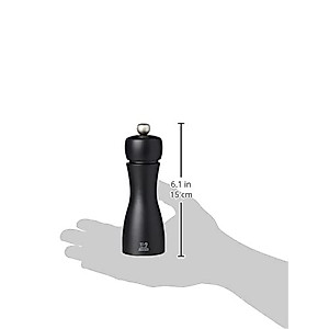 Peugeot Tahiti 6 Inch Pepper Mill, Black Matte