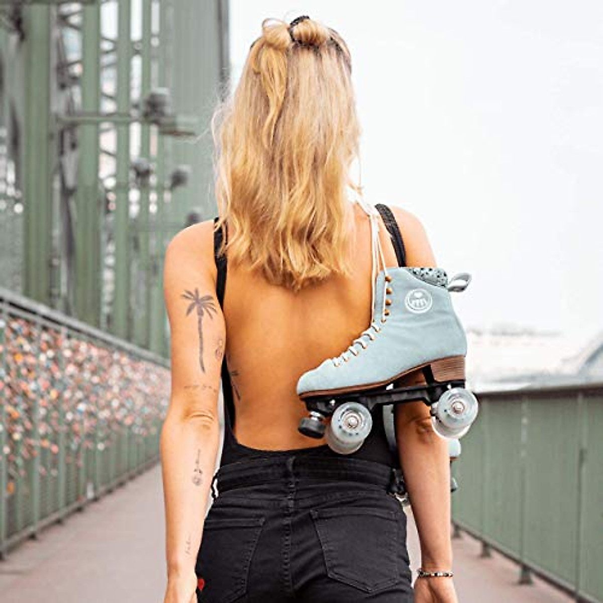 BTFL Pro Roller Skates Women, Kids or Men - Genuine Suede, Ideal for Outdoor Skating, Rink, Artistic and Rhythmic Skating. Stylish Colors Available. (Scarlett Pro US Women´s: 07 / US Men´s: 5.5
