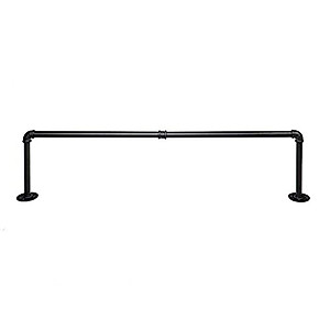 WODMB Reusable 1 Set Practical Hanging Storage Rack Wrought Iron Clothes Hanger Anti-Scratch for Laundry Room