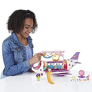 Littlest Pet Shop Pet Jet Playset Toy, Includes 4 Pets, Adult Assembly Required (No Tools Needed), Ages 4 and Up