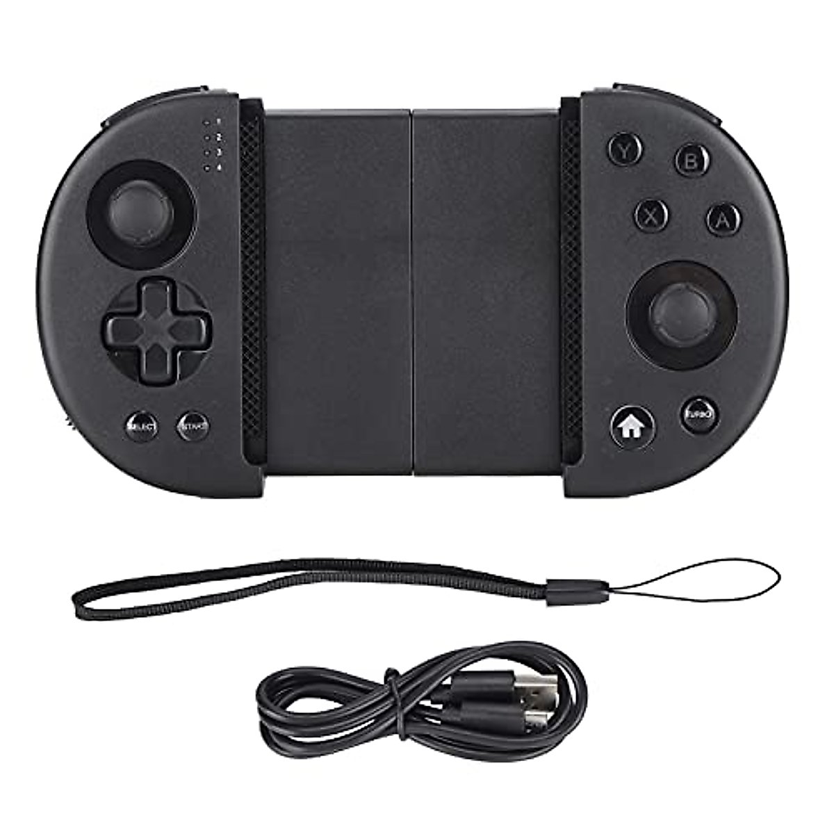 Heayzoki Mobile Gaming Controller, Phone Gamepad Wireless Bluetooth 4.0 Mobile Gamepad Stretchable Joystick Gamepad Controller for 3.5-6.5Inch for Ios/Android