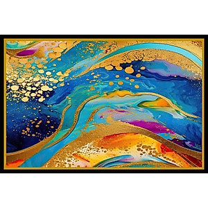 smart scribbles 48 Blank Cards and Envelopes - 4x6” Assorted Note Cards for All Occasions, Rainbow Agate Greeting Cards, Thank You Cards Assortment Pack with Matching Envelope Seals